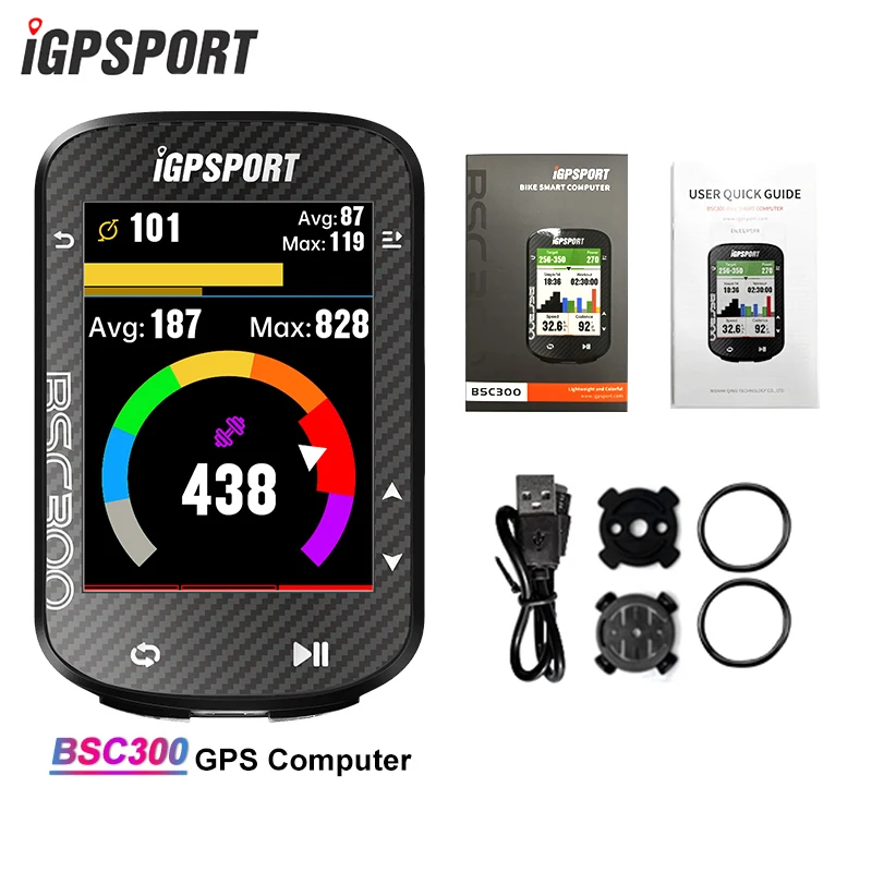 iGPSPORT-BSC300-BSC-300-Bike-GPS-Computer-Cycling-Wireless-Speedmeter ...