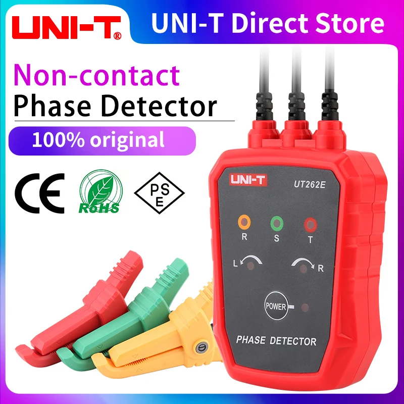 UNI-T-Non-contact-Phase-Sequence-Detector-UT262E-Breakpoint-Finder ...