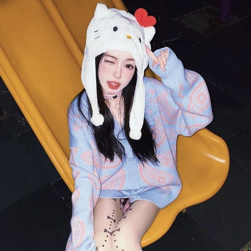 Hello Kitty Ear Protectors | Hello Kitty Accessories | Hello Kitty Winter Hat - Cartoon - Aliexpress