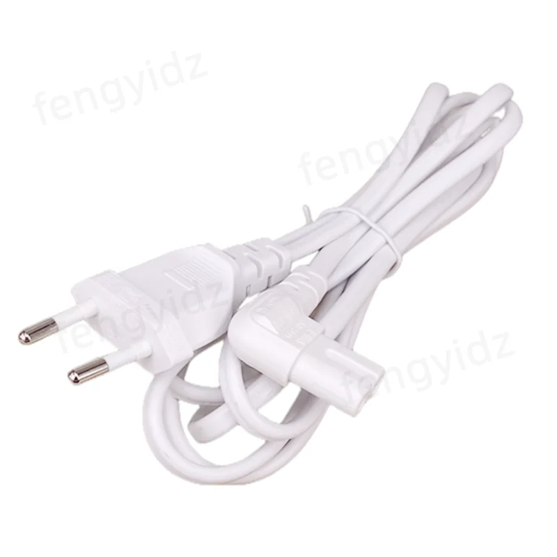 Adaptador de Cable de extensión de corriente, enchufe europeo blanco de ...