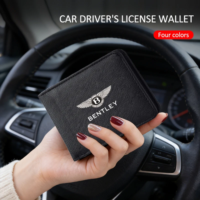 Men Wallet Card Holder Driver License Documents Wallet for New Bentley ...