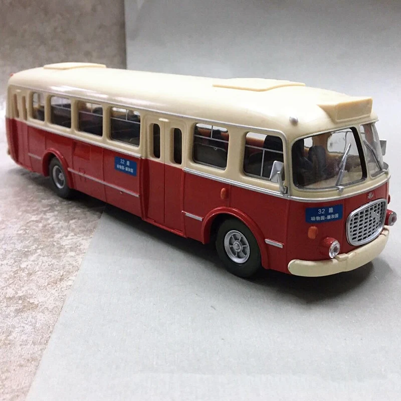 24cm-Diecast-1-43-Scale-Beijing-Bus-Skoda-706-Bus-Classic-Nostalgic-Car ...