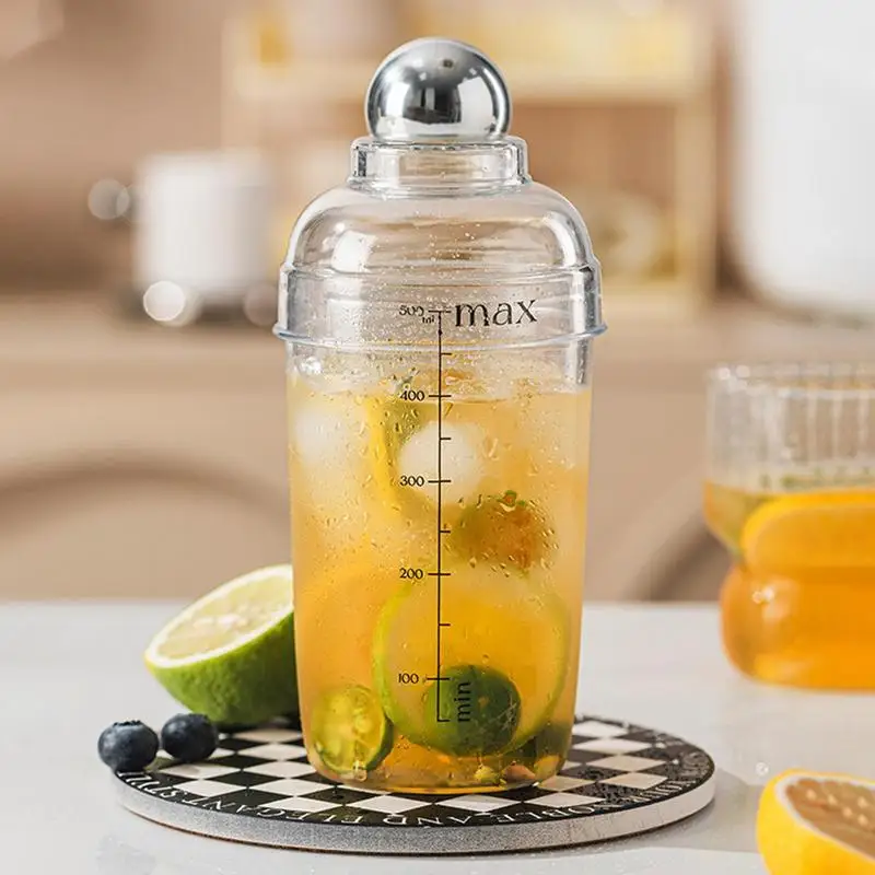 Multi Functional Cocktail Shaker Sturdy Drink Hand Mixer Cup Wine Beer ...