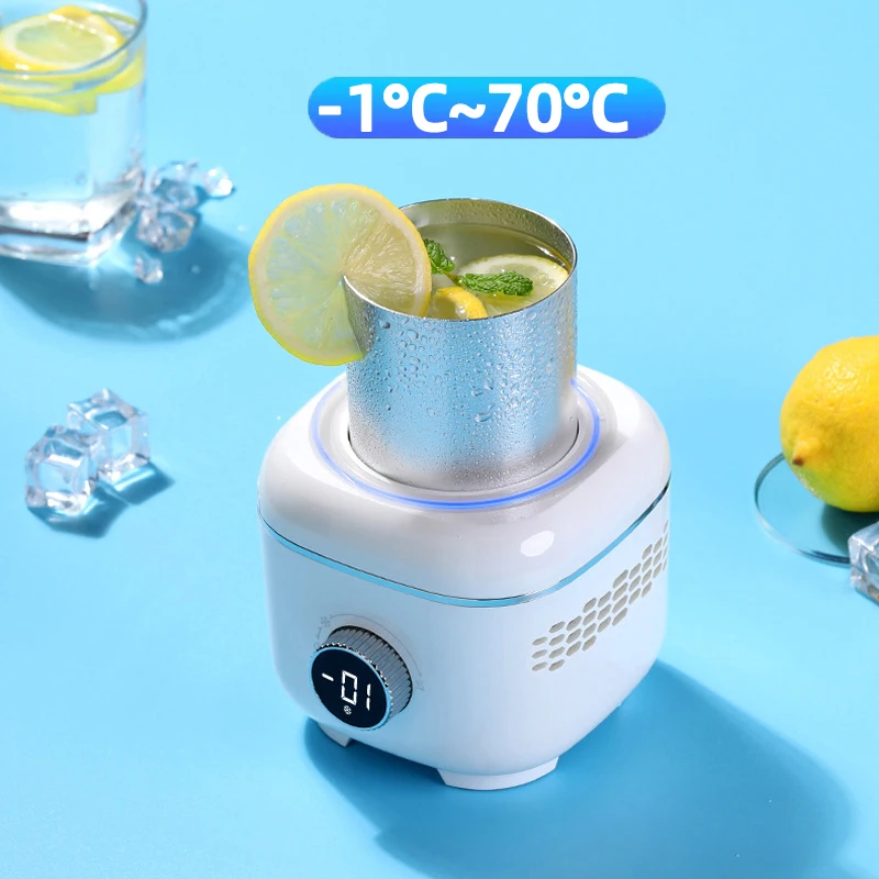 2 in 1 Electric Cooling Heating Cup Beverage Coffee Mug Warmer Cooler ...