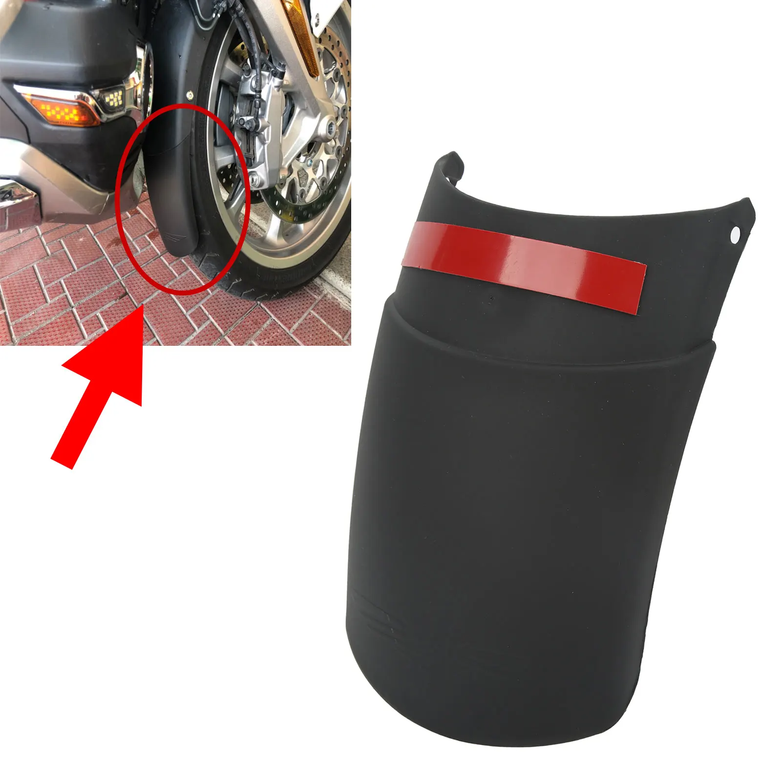 Front Mudguard Extension Extender Motorcycle Accessories Replacement ...