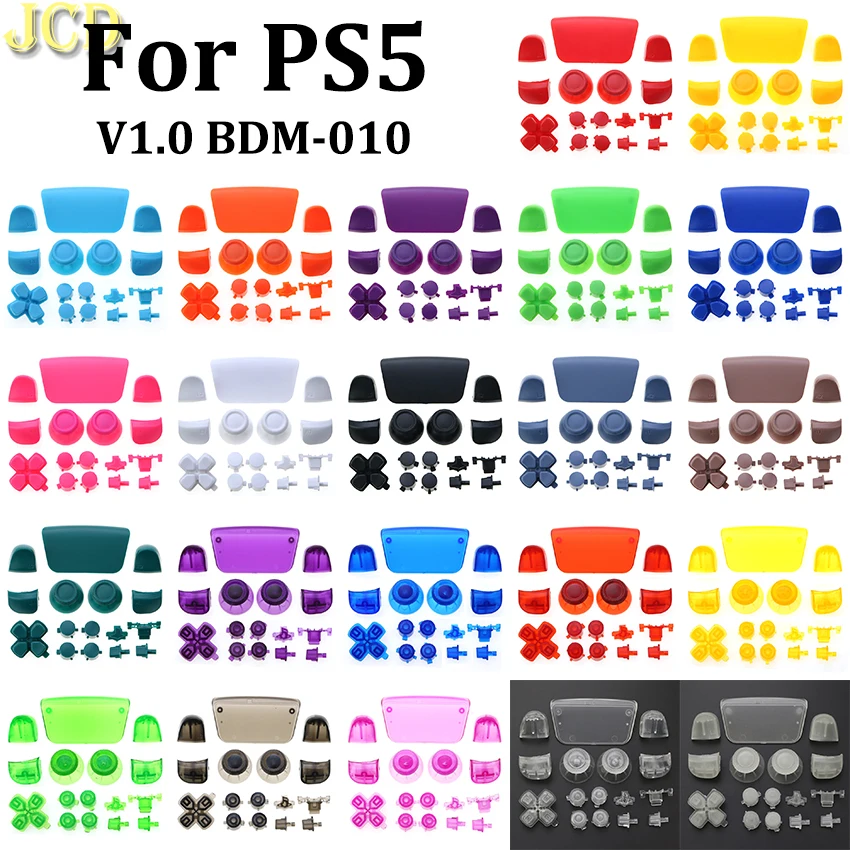 JCD-Kit-de-botones-de-repuesto-tapas-de-Joystick-L1-R1-L2-R2-botones-de ...