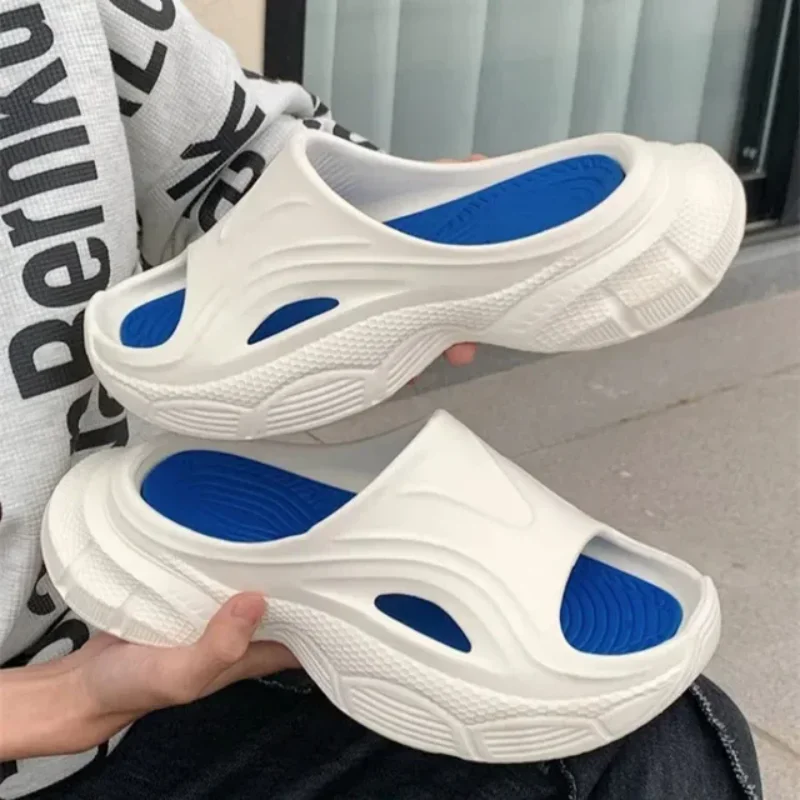 Summer Outdoor Anti-slip Wear-resistant Basketball Slippers Men Women ...