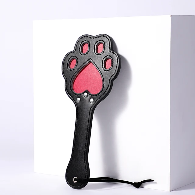 BLACKWOLF Cute BDSM Spanking Paddle Beat Cat Claw Sex Paddle Slave ...
