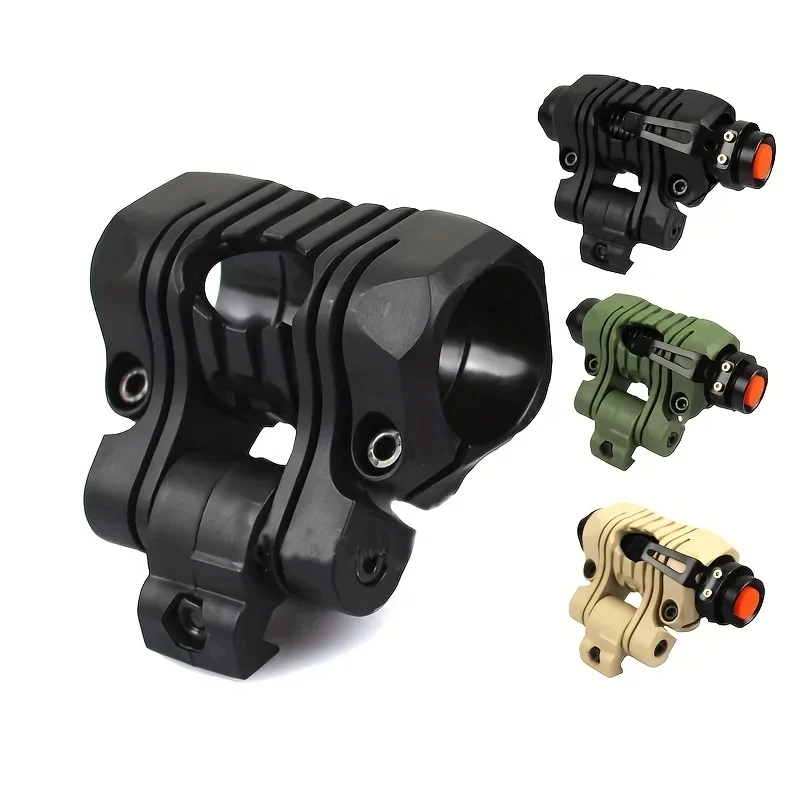 BOOIU-25mm-Helmet-Flashlight-Holder-Multi-Angle-Plastic-Light-Clamp ...