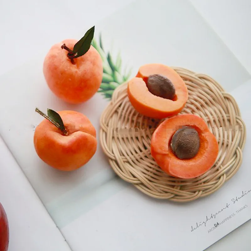 3D-Apricot-Fruit-Candle-Silicone-Mold-Form-Handmade-Resin-Clay-Crafts ...