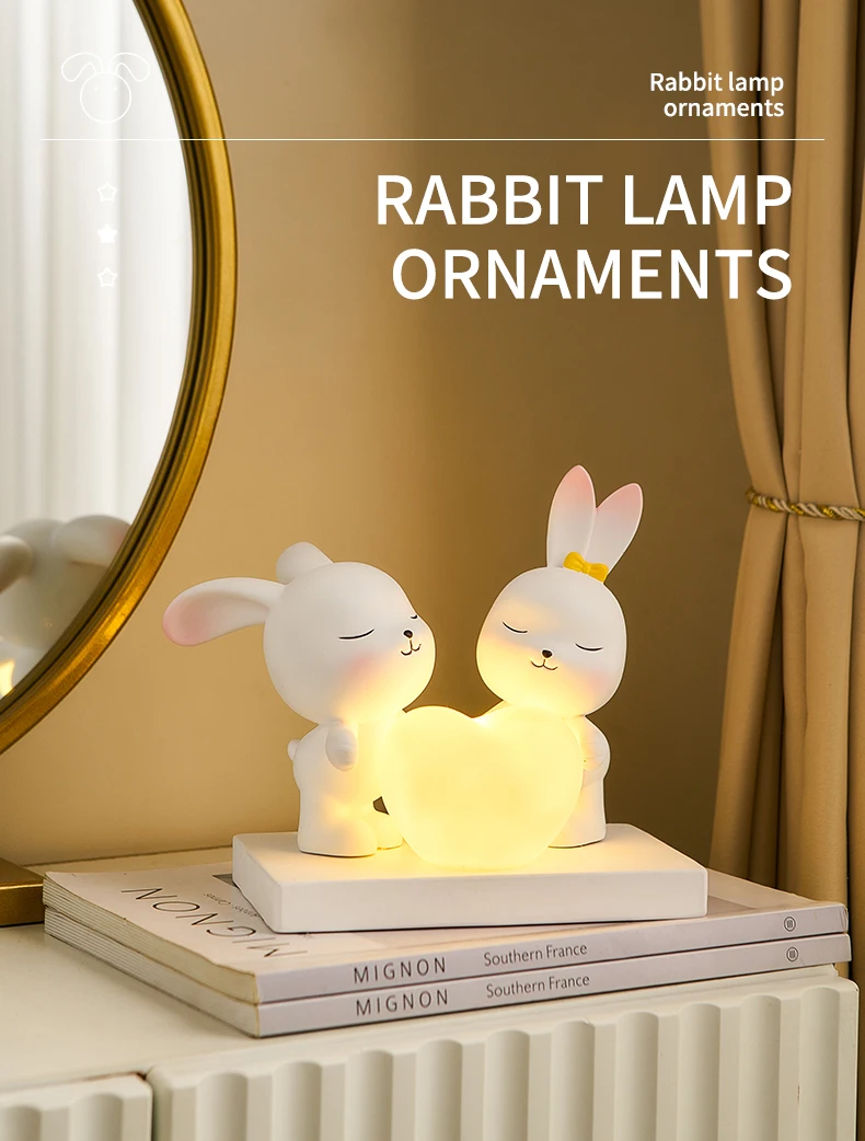 Cute Rabbit Lamp - mytrendyclub.com