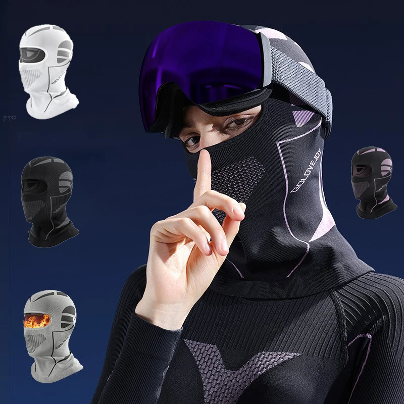 Full Face Balaclava Motorcycle Mask Winter Breathable Ski Cycling Bike ...