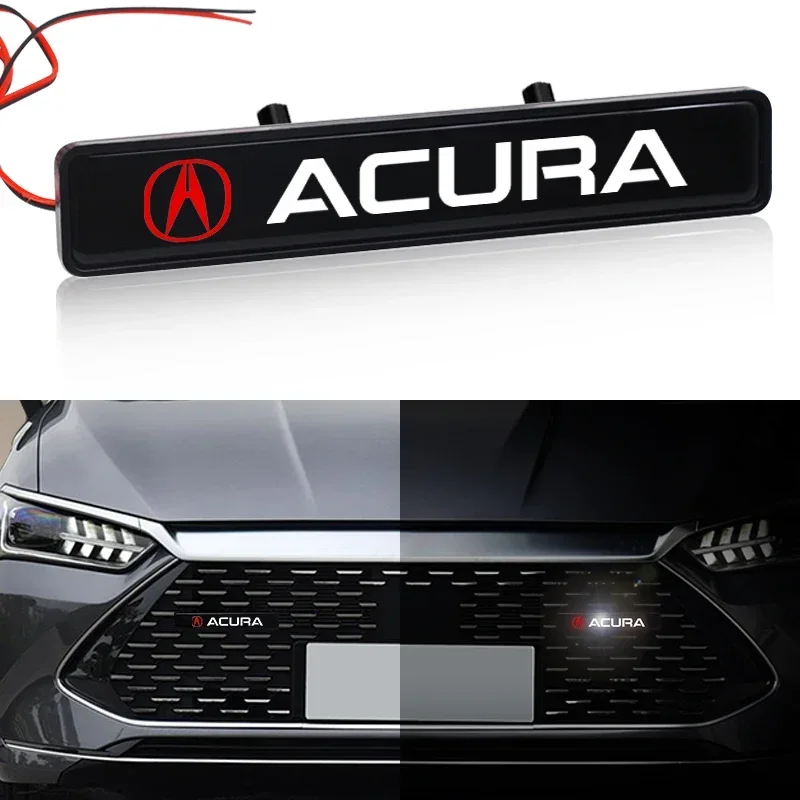 Insignia-de-emblema-de-rejilla-de-cap-delantero-LED-para-coche-luz ...