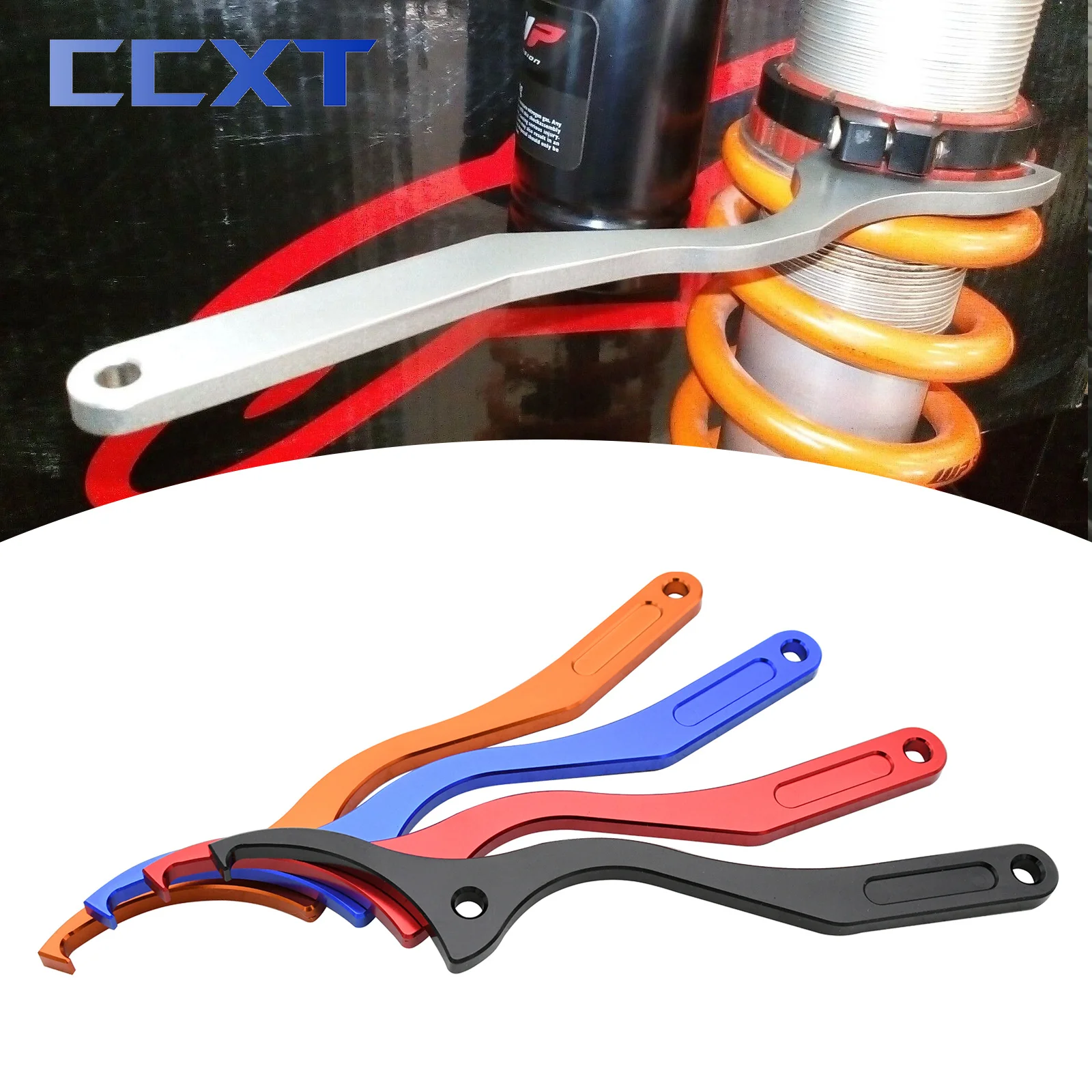 CNC-Aluminum-Rear-Absorber-Suspension-Shock-Spanner-Wrench-For ...