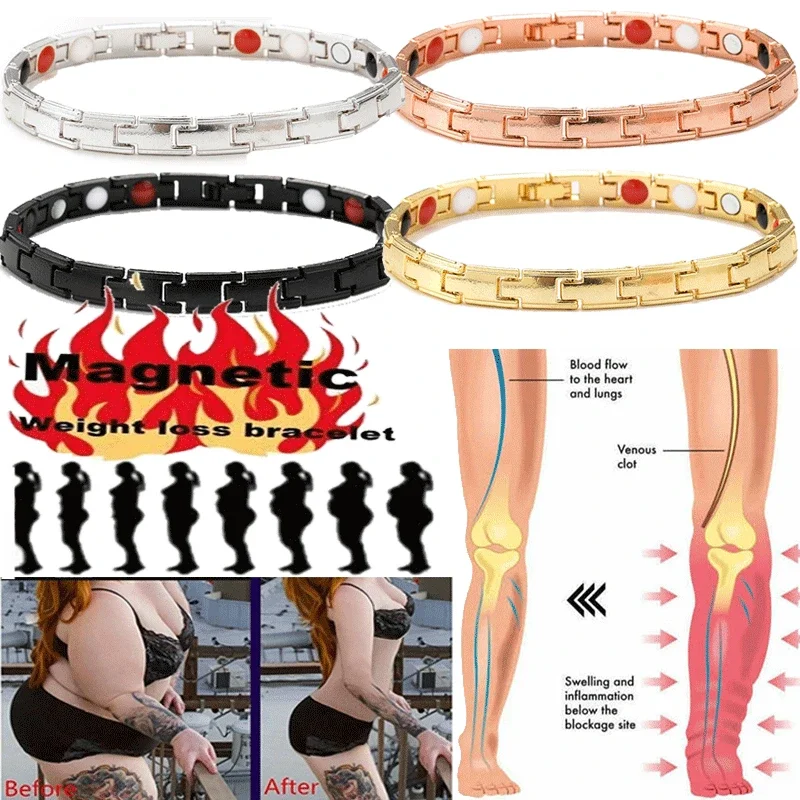 4-Colors-Women-s-Magnet-Bracelet-Slimming-Bracelet-Weight-Loss-Braided-Magnetic-Therapy-Bracelet ...