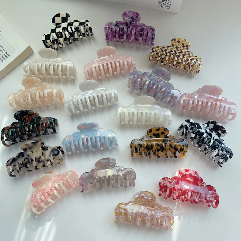 Korean-New-Fashion-Large-8-5cm-Geometric-Keel-Hair-Clip-Claw-Advanced ...