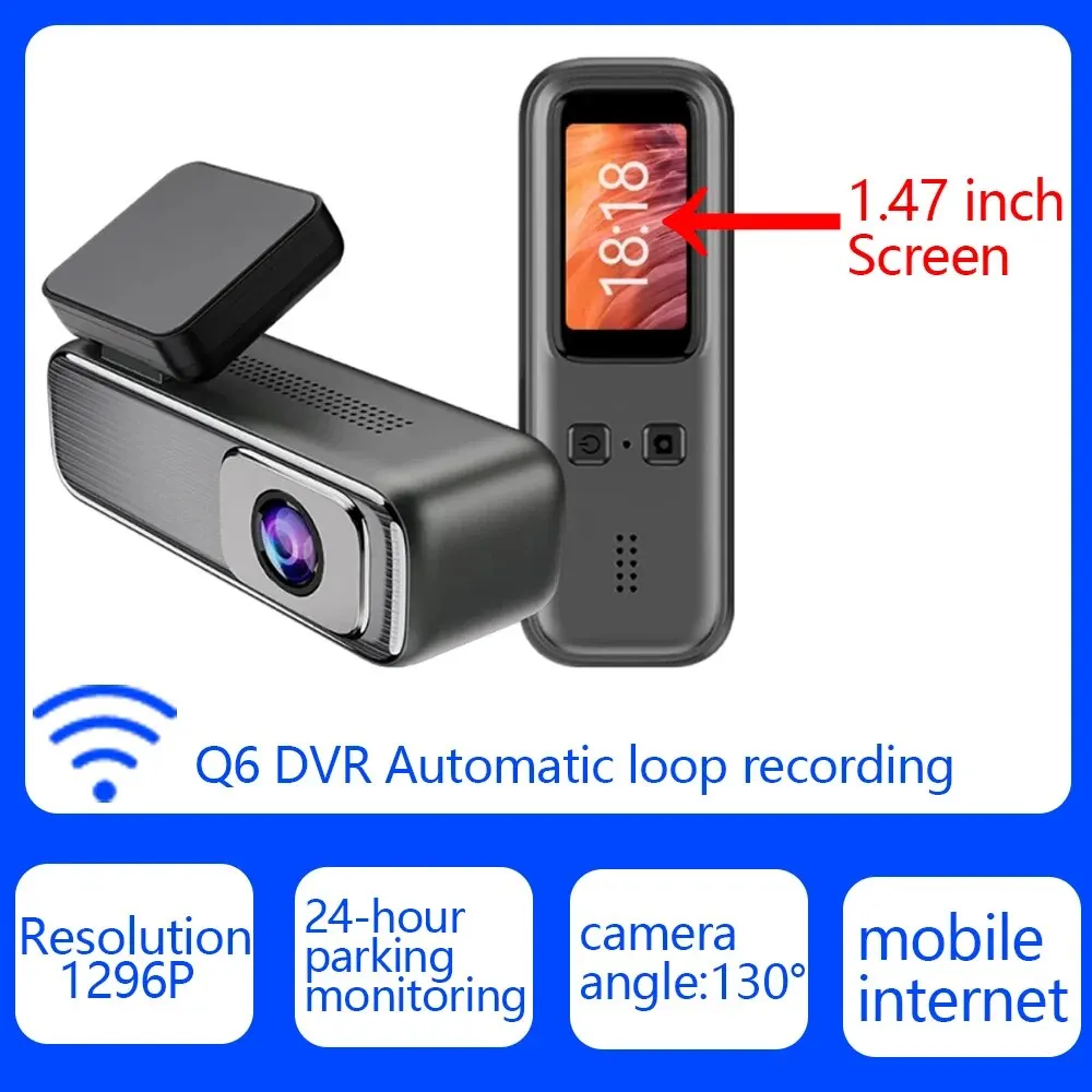 Q6-1296P-HD-Mini-DVR-Dash-Cam-Smart-Wifi-Connection-Car-Driver-Android ...