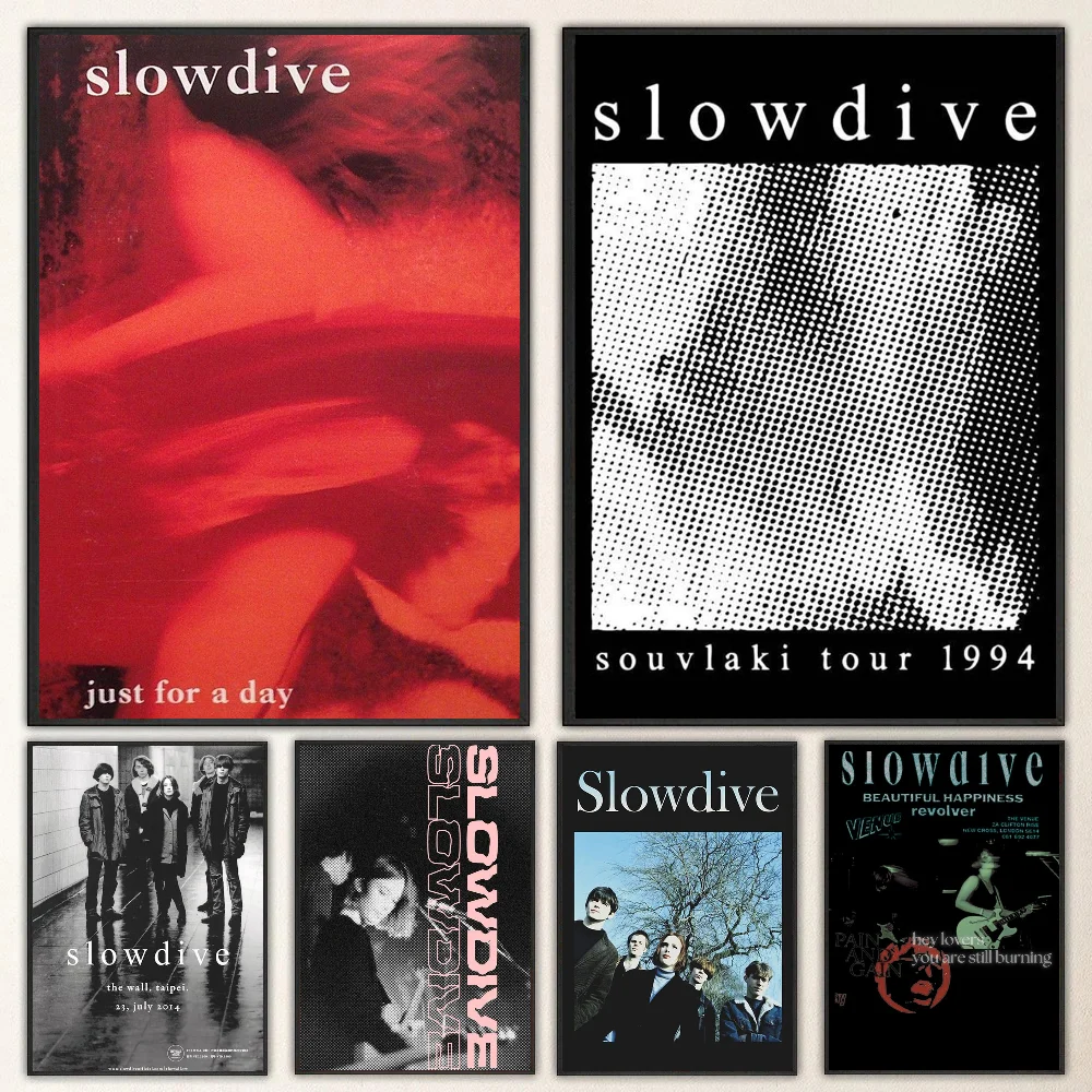 1pc Slowdive Souvlaki Poster Self-adhesive Art Waterproof Paper Sticker ...