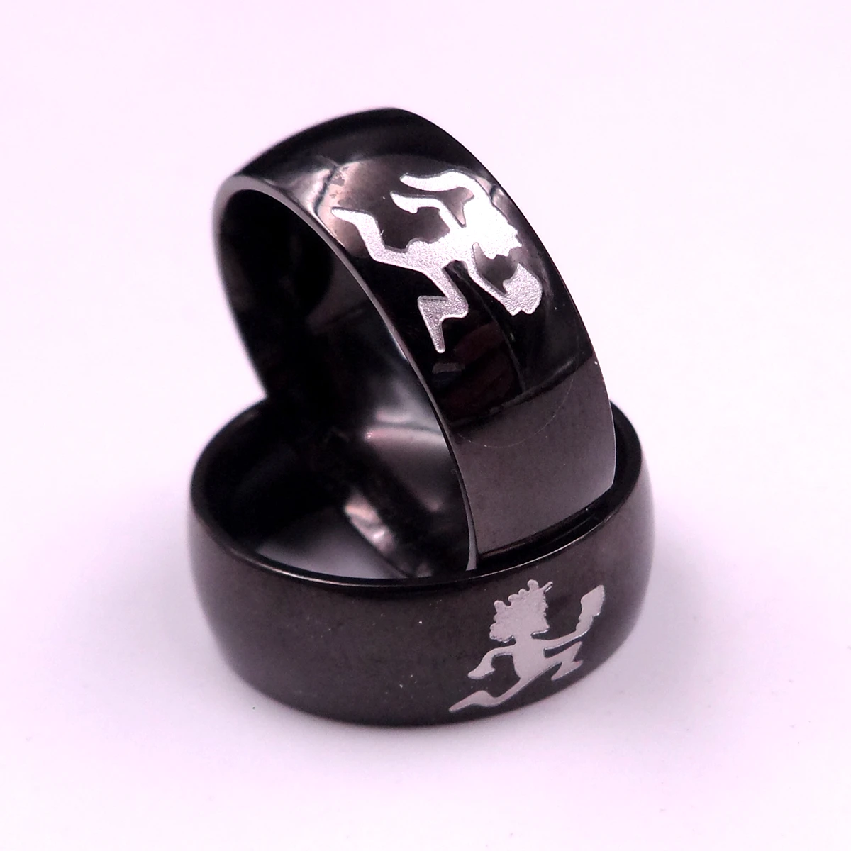 Black-Plated-Women-Mens-ICP-Hatchetman-Ring-Stainless-Steel-Juggalette ...