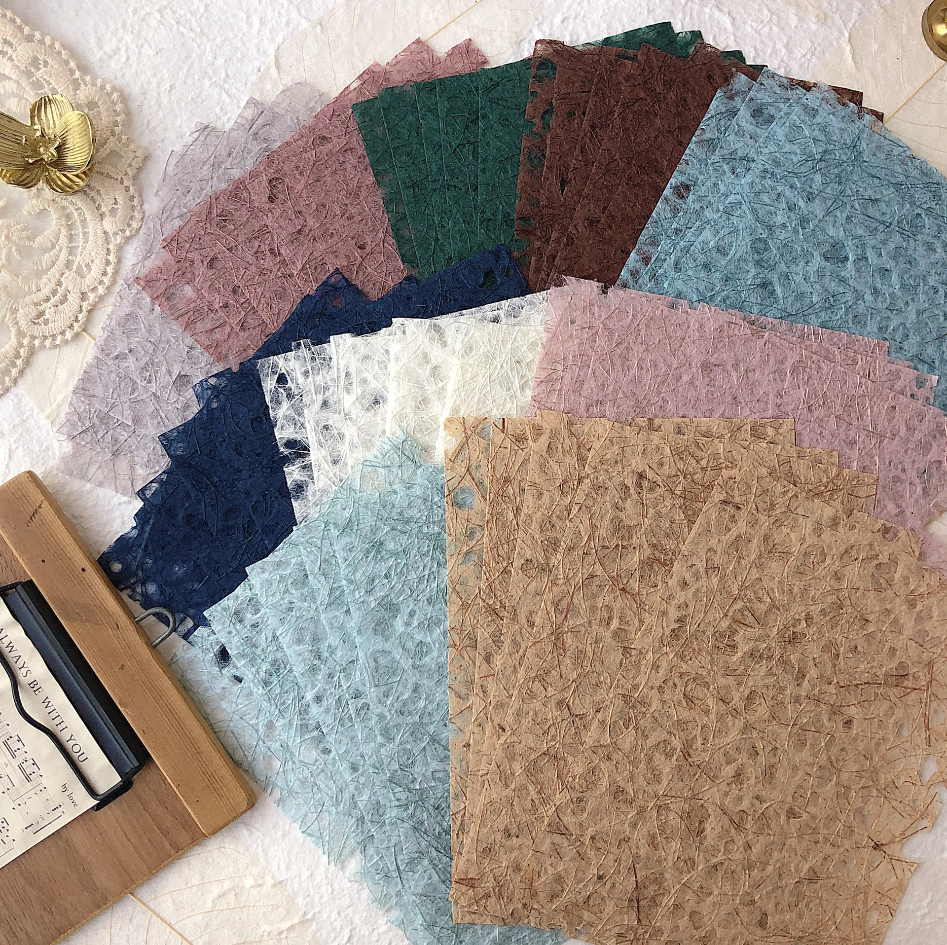 10Pcs-Vintage-Hollow-Special-Scrapbooking-Decoration-Paper-DIY ...