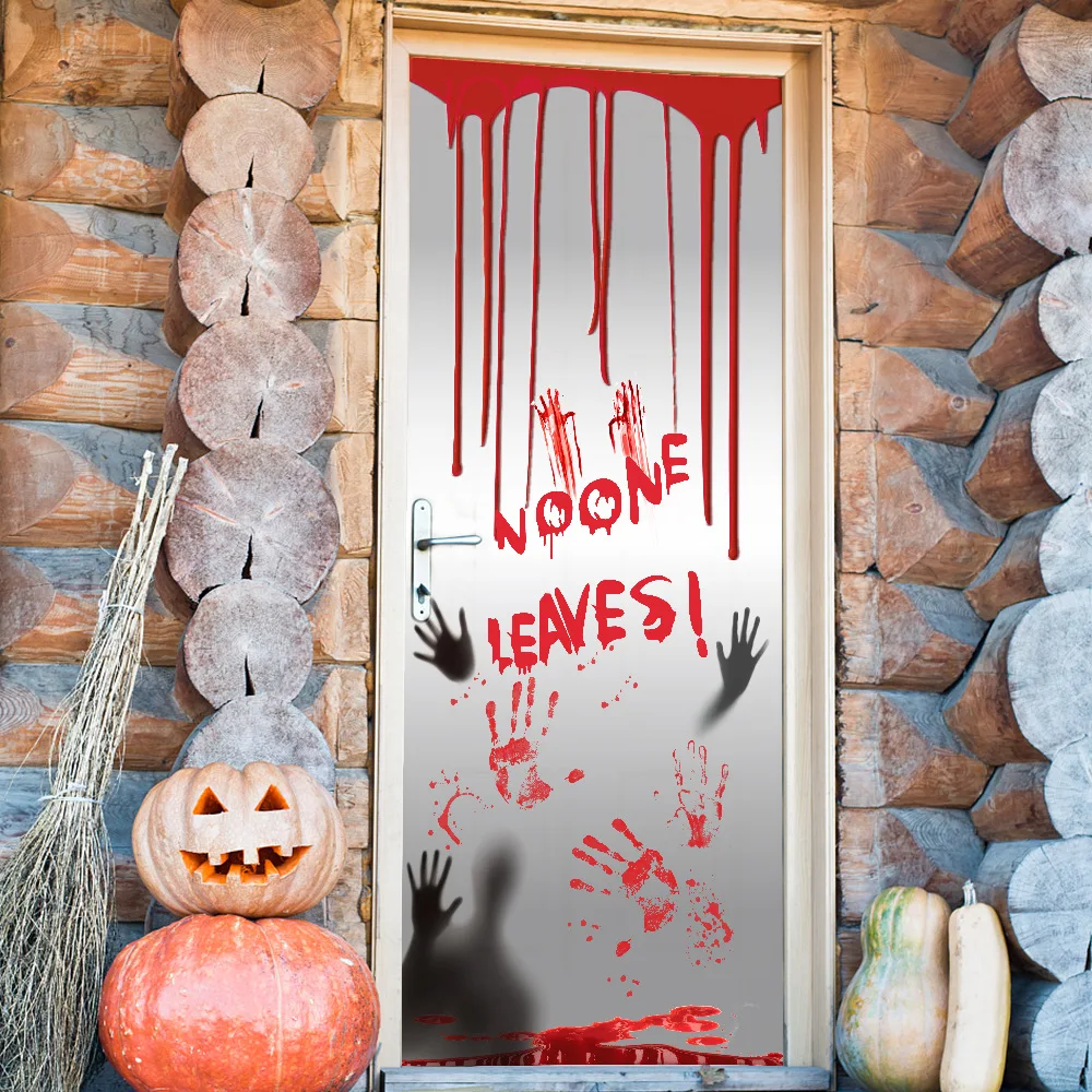 Scary Halloween Door Decorations