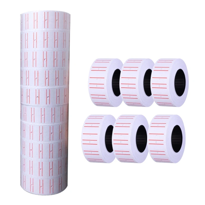 10-Rolls-Self-Adhesive-Price-Labels-Paper-Tag-Sticker-Single-Row-for ...