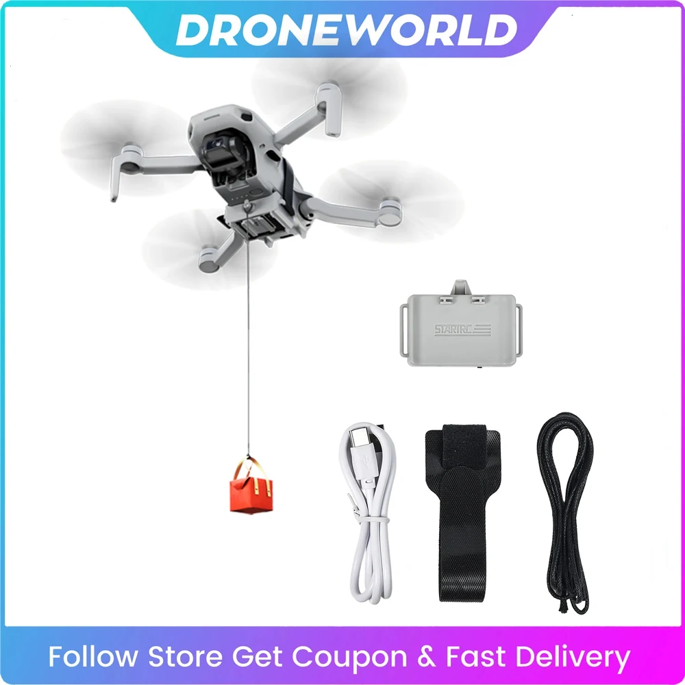 Drone-Airdrop-System-for-DJI-Mini-2-SE-2SE-Air-dropping-Dropper-Fishing ...