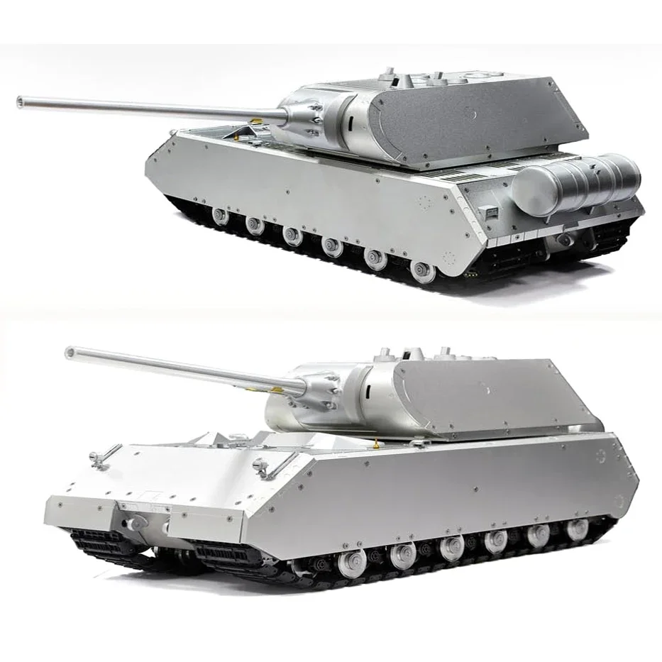 1-16-RC-Tank-Model-Military-War-Battle-German-Heavy-Metal-Remote ...