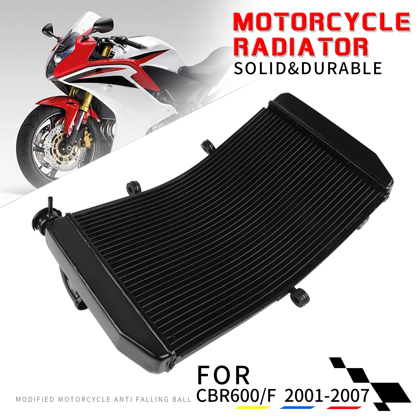 Motorcycle Aluminium Engine Radiator Protection Cooler Cooling Water ...