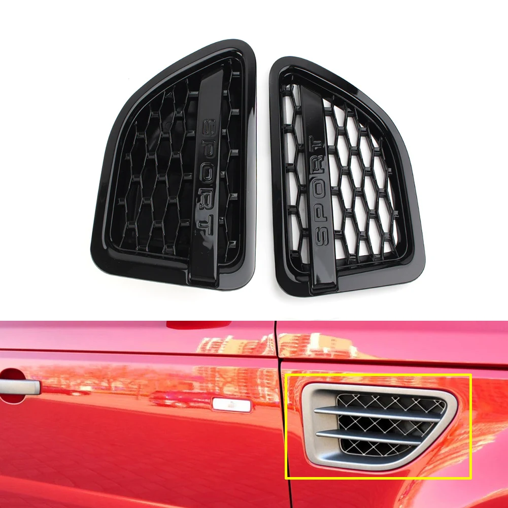 1-Pair-Car-Front-Grille-Air-Intake-Fender-Vent-Grill-For-Land-Rover ...