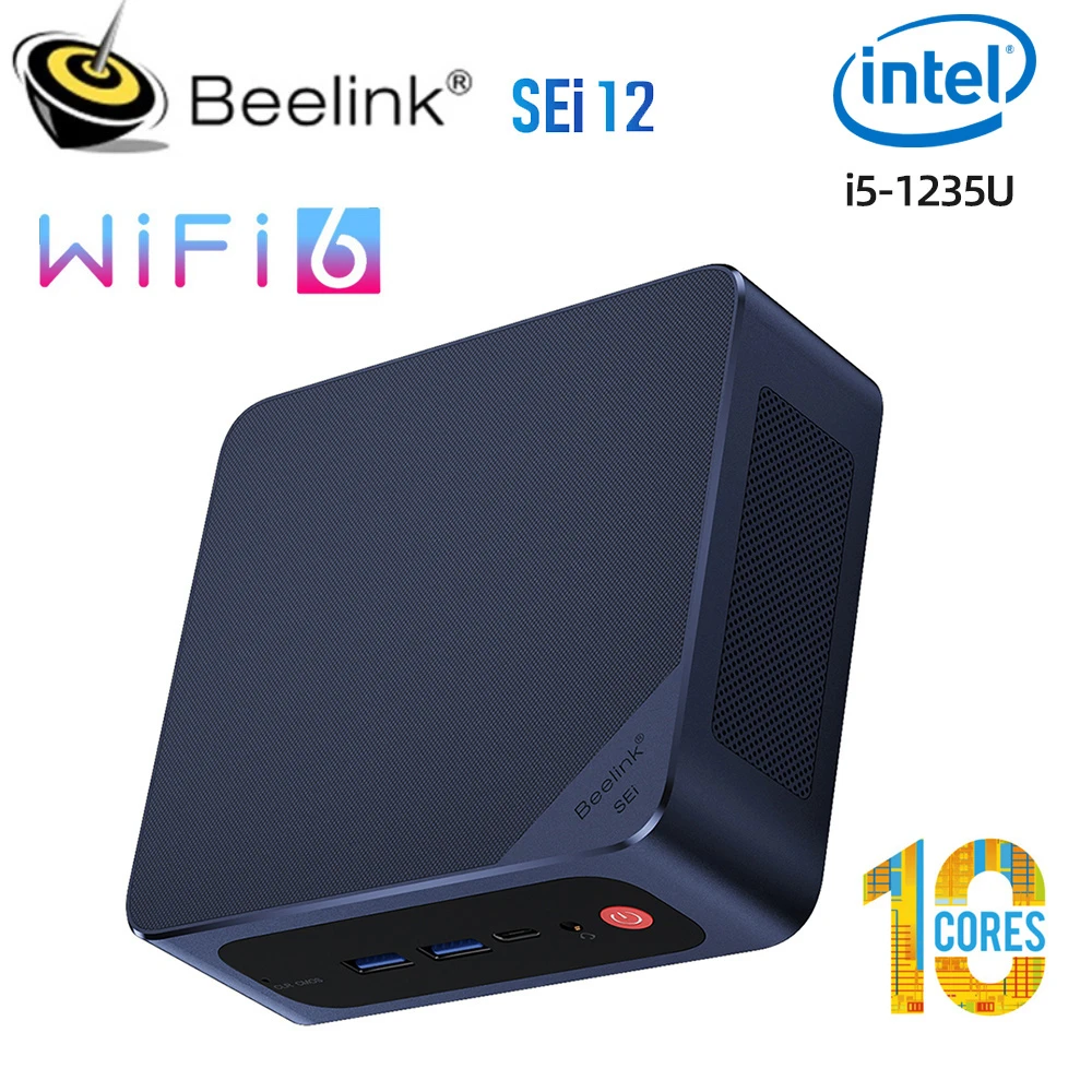 Beelink Sei12 Intel 12th I5 1235u 10 Cores 12 Threads Lris Xe Graphics ...