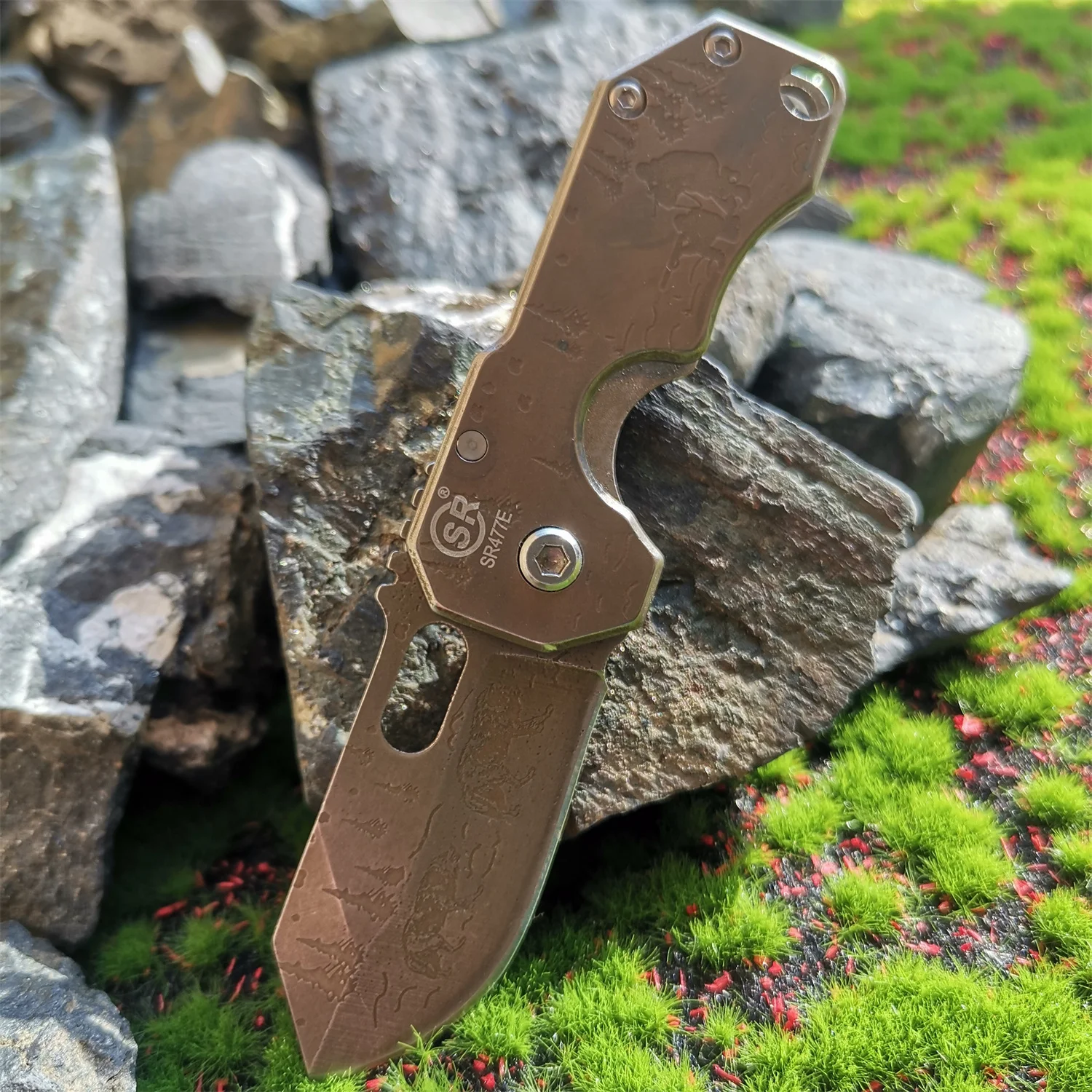 Portable Pocket Folding Knife 5cr13mov Steel Blade Edc Camping Outdoor ...