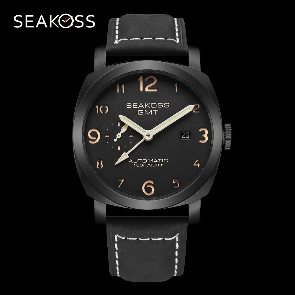 Original SEAKOSS 1963 Men Seagull 2557 Automatic Mechanical Wristwatch ...
