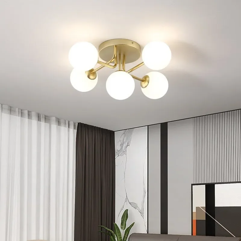 Modern Ceiling Light Molecular Structure Of Magic Beans Bedroom Dining ...