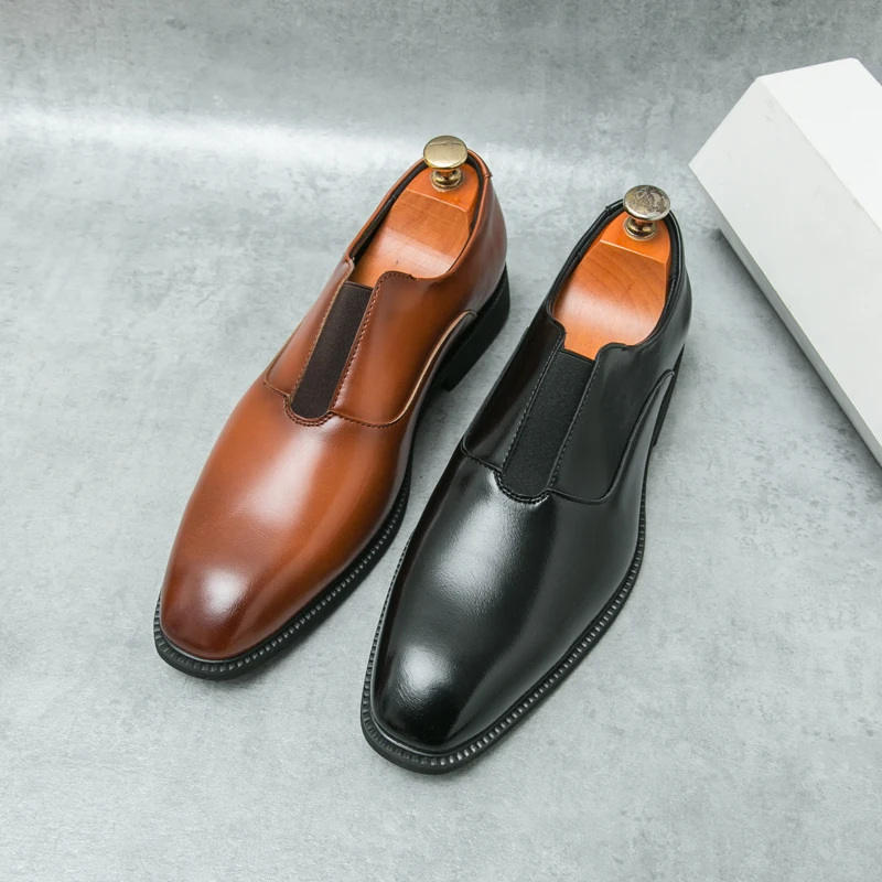 New-Fashion-Men-s-Slip-on-Business-Leather-Shoes-Evening-Shoes-Gentlman ...