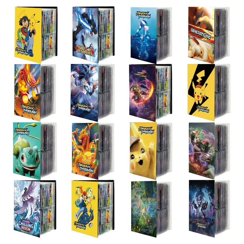 Famous Anime Pokemon Album Card Album Hobby Game Collection Card Album ...