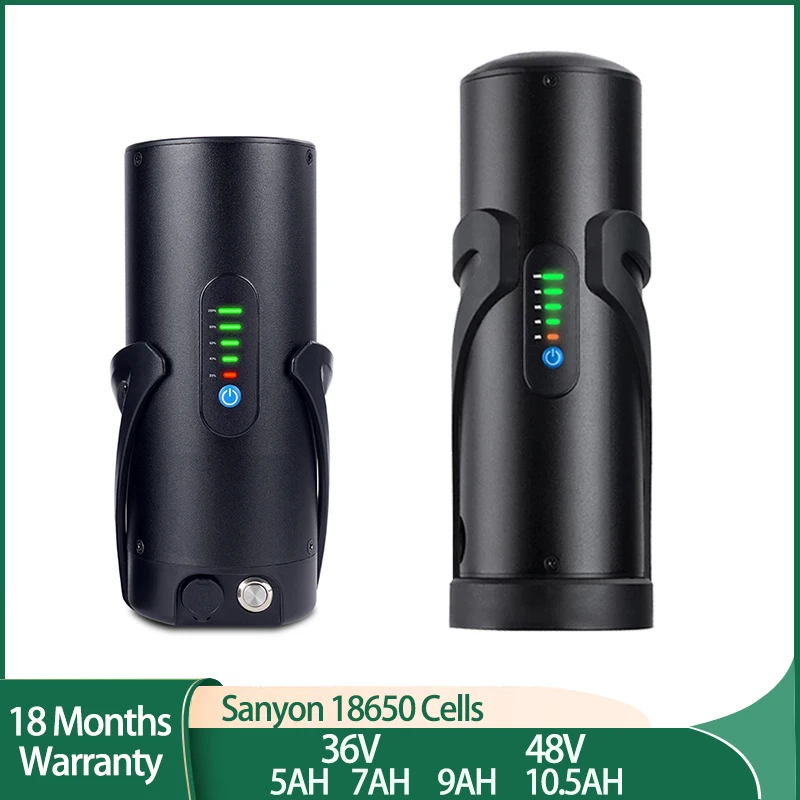 San-yo-3500mAh-Bottle-EBike-Battery-36V-7Ah-10-5Ah-Electric-Bicycle-48V ...