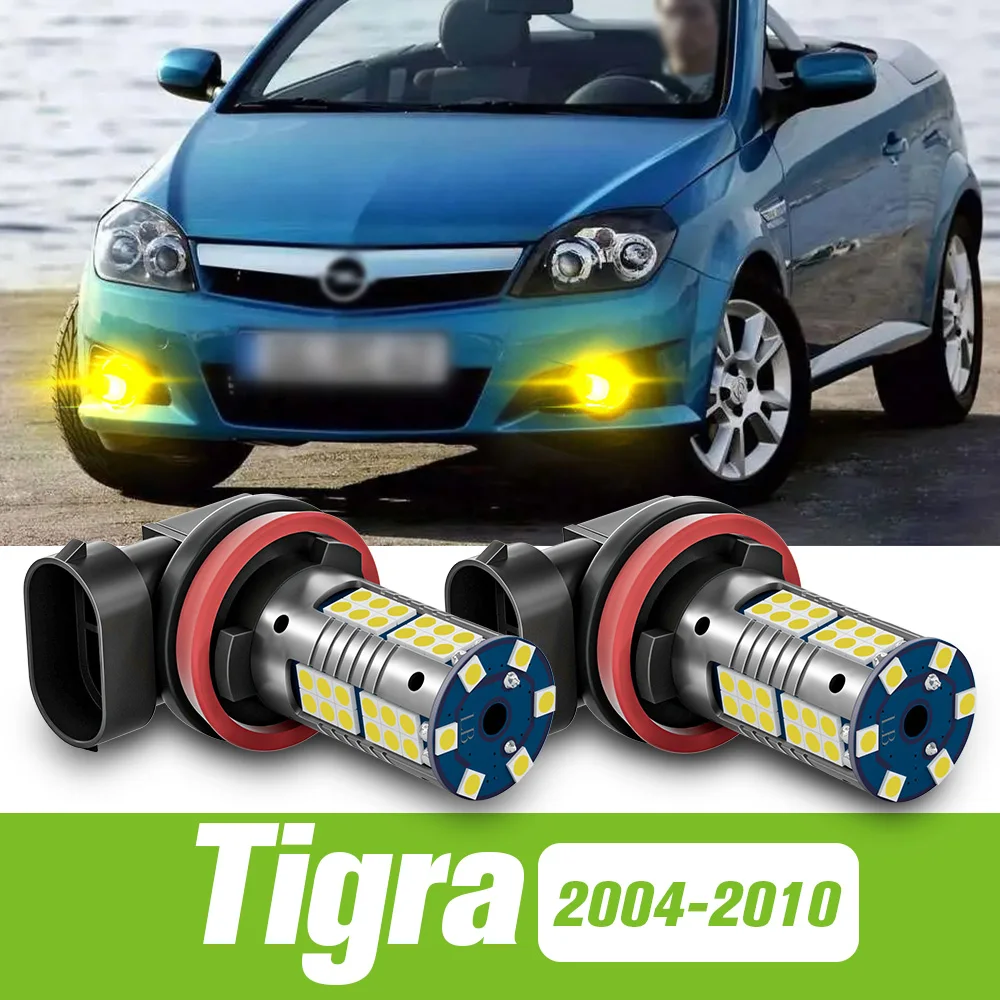 2pcs-For-Opel-Tigra-2004-2010-LED-Fog-Light-2005-2006-2007-2008-2009 ...