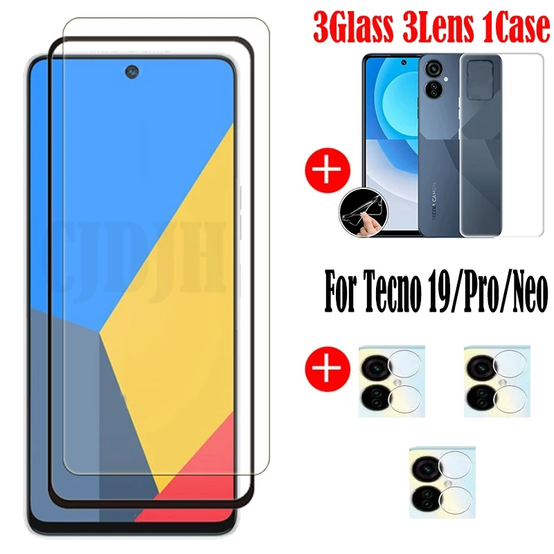Full-Glue-Tempered-Glass-For-Tecno-Camon-19-Screen-Protector-Glass-For ...