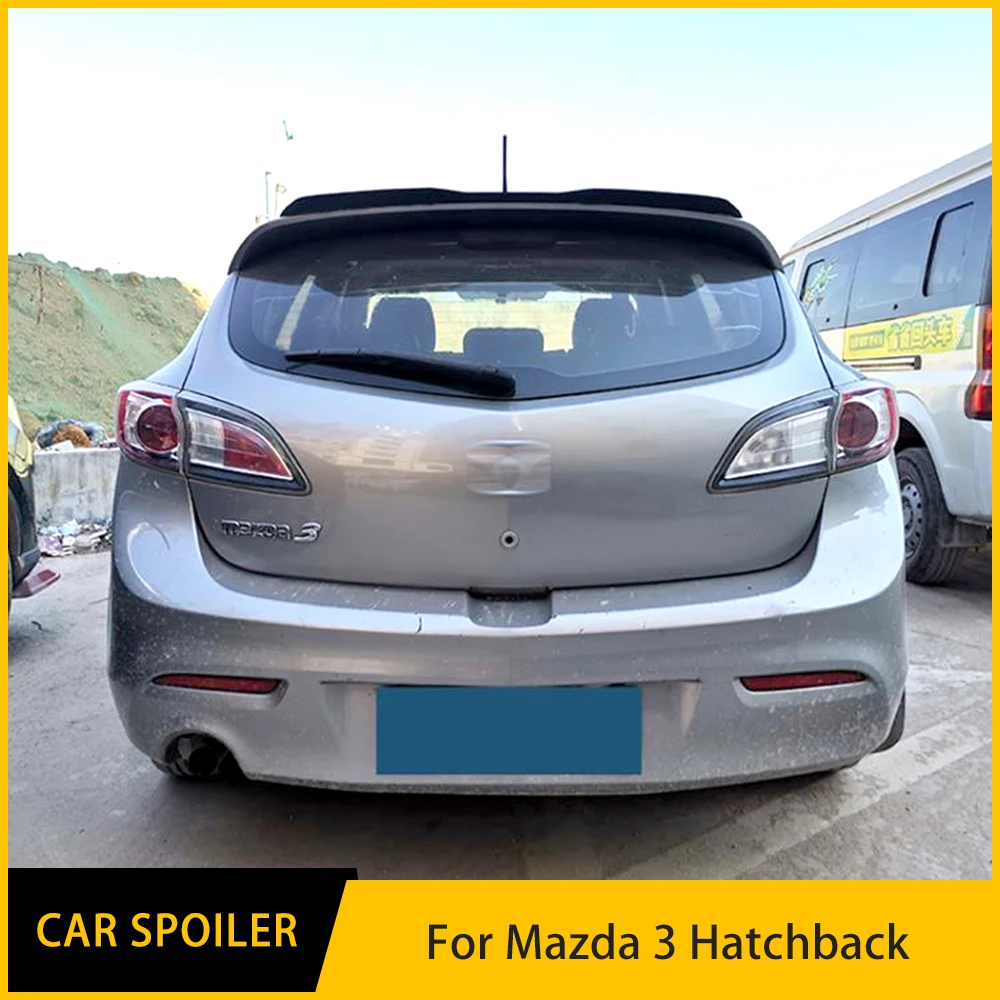 High-Quality-ABS-Plastic-For-Mazda-3-Hatchback-Spoiler-Rear-Roof ...