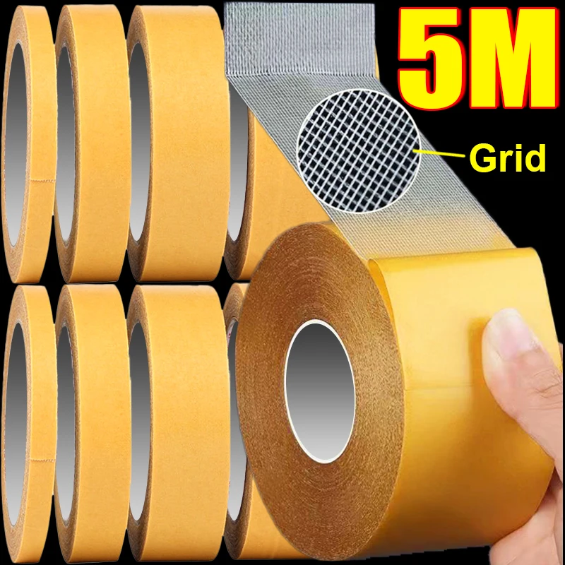 5M-Mesh-High-Viscosity-Tape-Strong-Fixation-Double-Sided-Cloth-Base ...