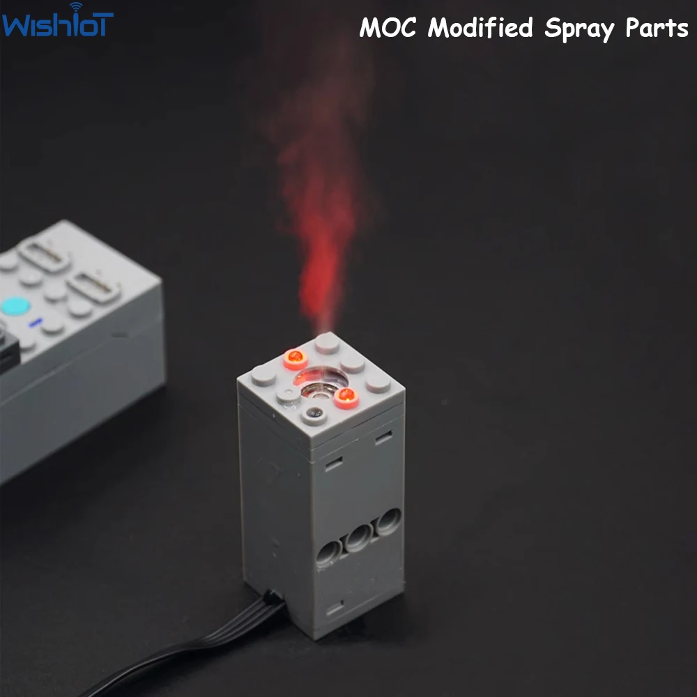 Building-Blocks-Spray-Smoke-Light-Electric-Exhaust-Modification-Motor ...