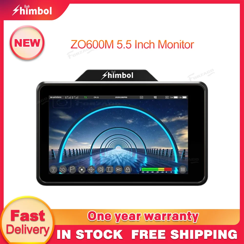 Shimbol ZO600M 5.5 Inch 5G Wifi Wireless Video Monitor with Free Switch ...