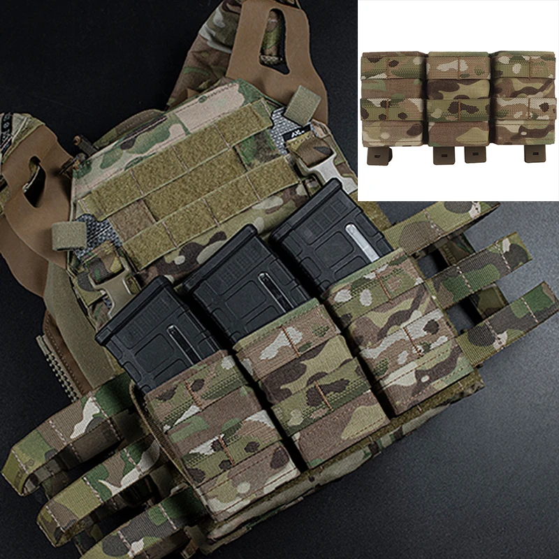 Open-top-Triple-Magazine-Pouch-5-56-Triple-Mag-Pouch-Carrier-Tactical ...