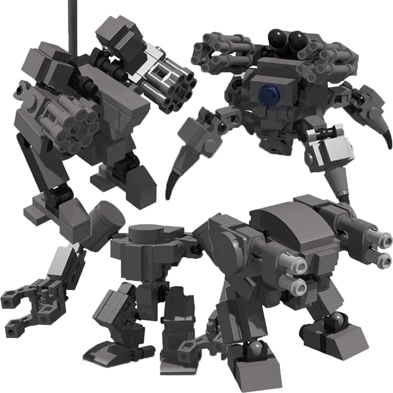 Action-Figure-Robots-Model-Toys-For-Kids-Mecha-Warrior-Building-Blocks ...