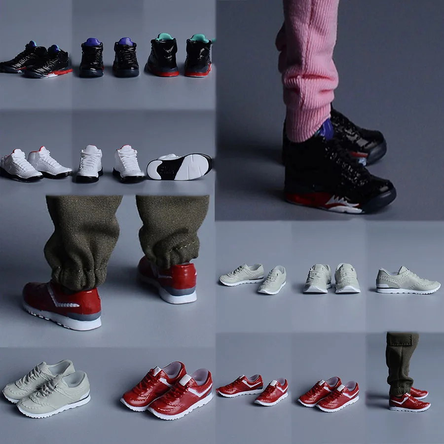 In-Stock-1-12-Scale-Soldier-High-Top-Canvas-Shoes-Classic-Versatile ...