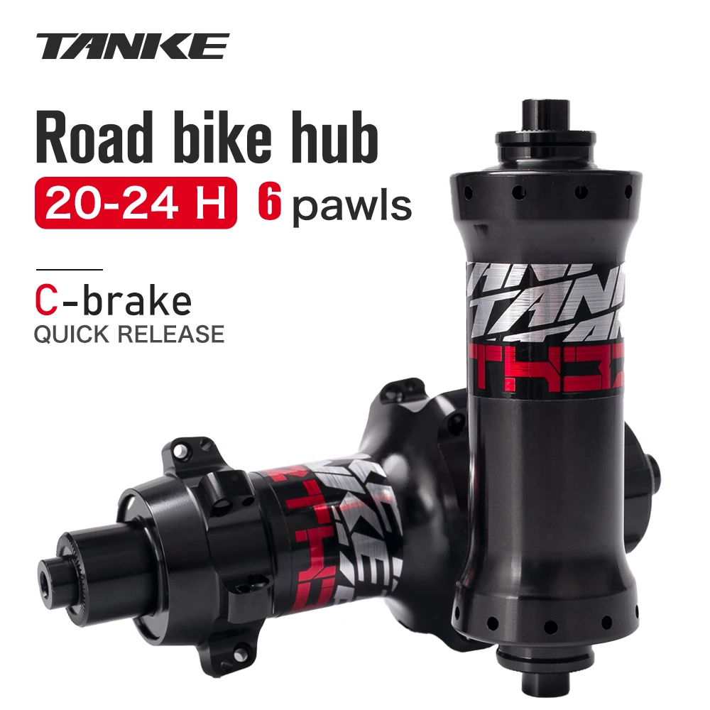 TANKE-Bike-Hubs-20-24-Holes-6-pawls-6-Sealed-Bearing-Quick-Release-for ...