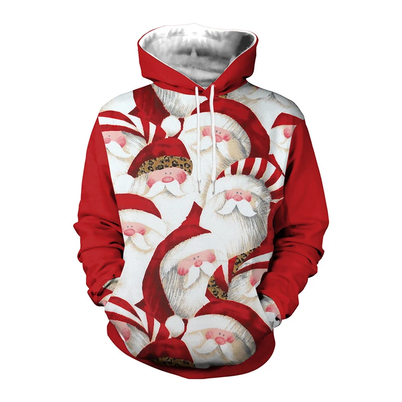 Christmas-Tree-Xmas-Santa-Snowman-Claus-Hoodie-Men-Autumn-Winter-3D ...