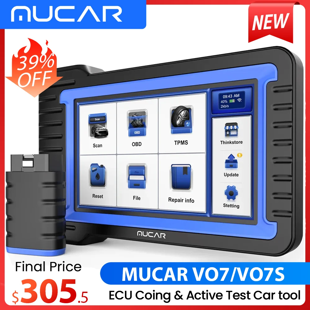 MUCAR-VO7-VO7S-Car-Diagnostic-Tool-Bi-Directional-ECU-Coding-Obd2 ...
