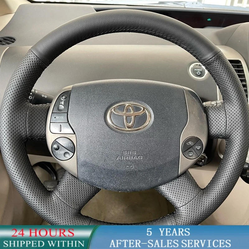 Customized Car Steering Wheel Braid Cover Leather Car Accessories For ...